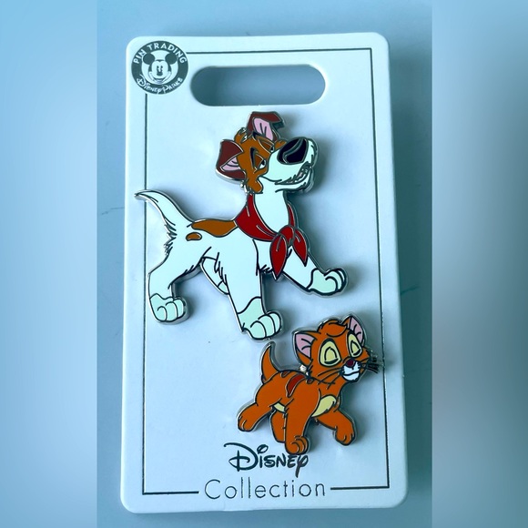 Disney | Accessories | Disney Oliver Company 2 Pack Of Trading Pins ...